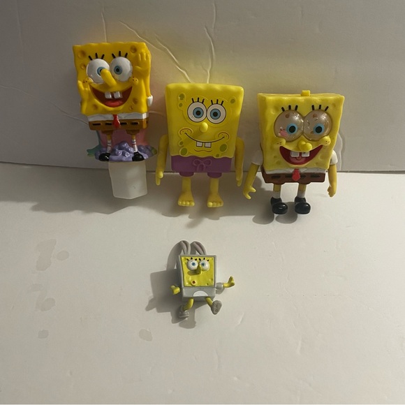Toys | Spongebob Squarepants Plastic Figures Bundle | Poshmark
